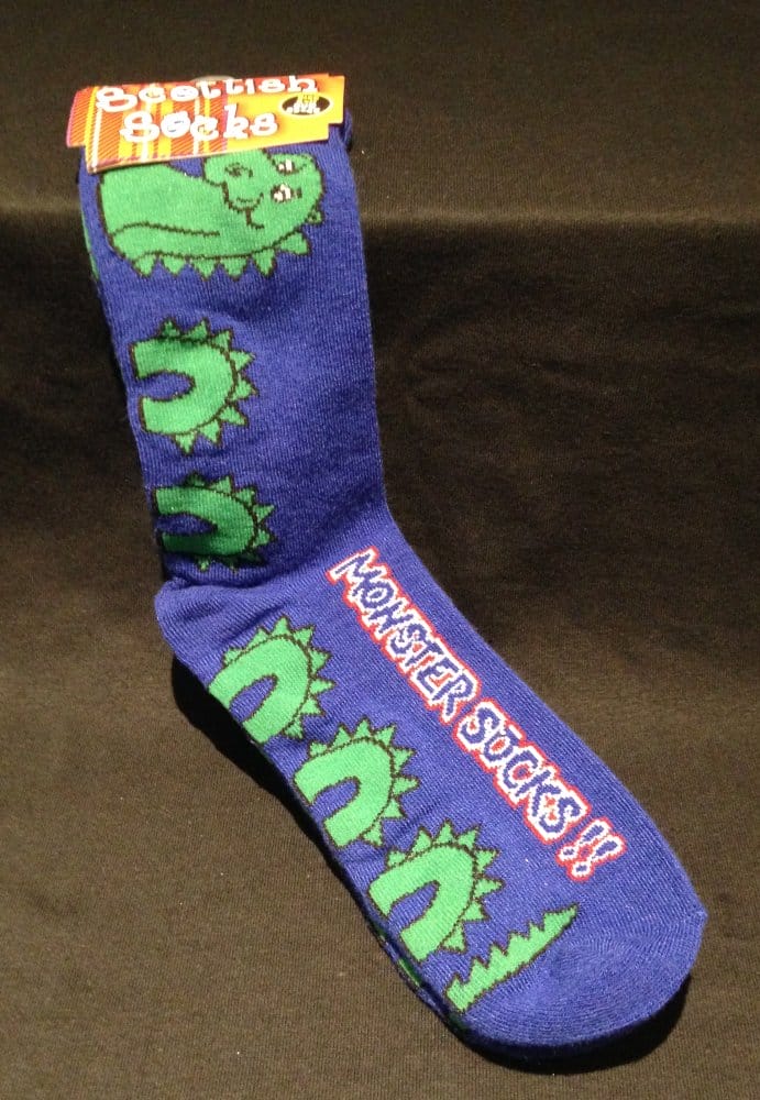 Socks - Monster Socks!! - Loch Ness Gifts
