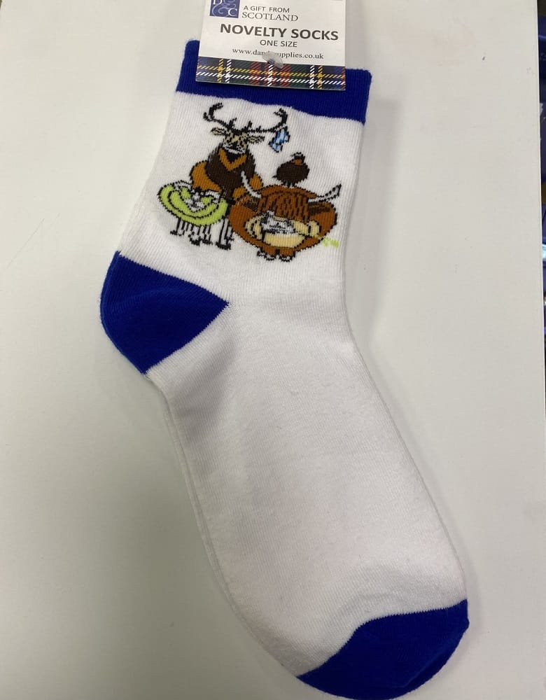 Socks - Welcome To Scotland Animal Mix - Loch Ness Gifts